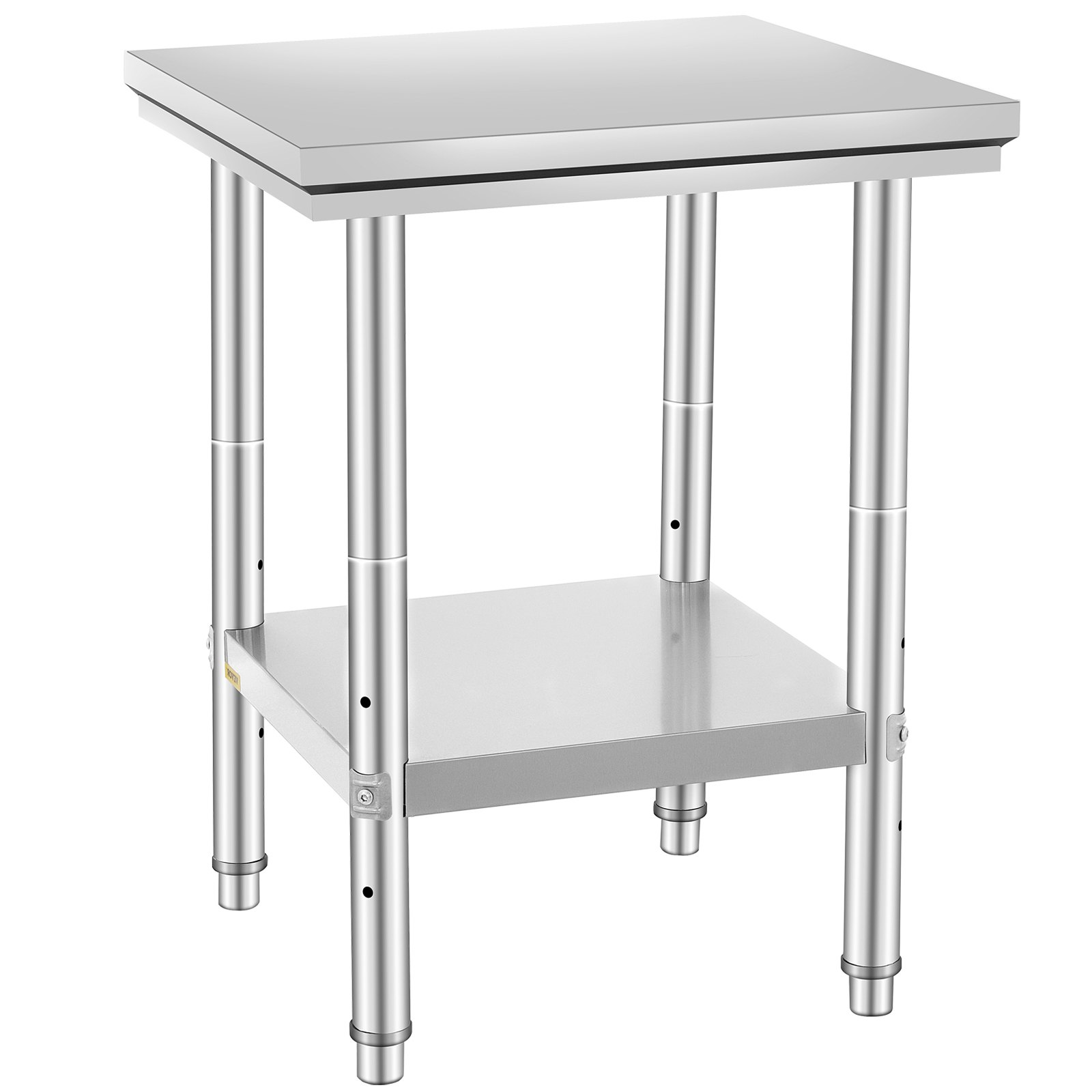 Stainless Steel Commercial Kitchen Work Food Prep Table 24"x 24" | VEVOR US