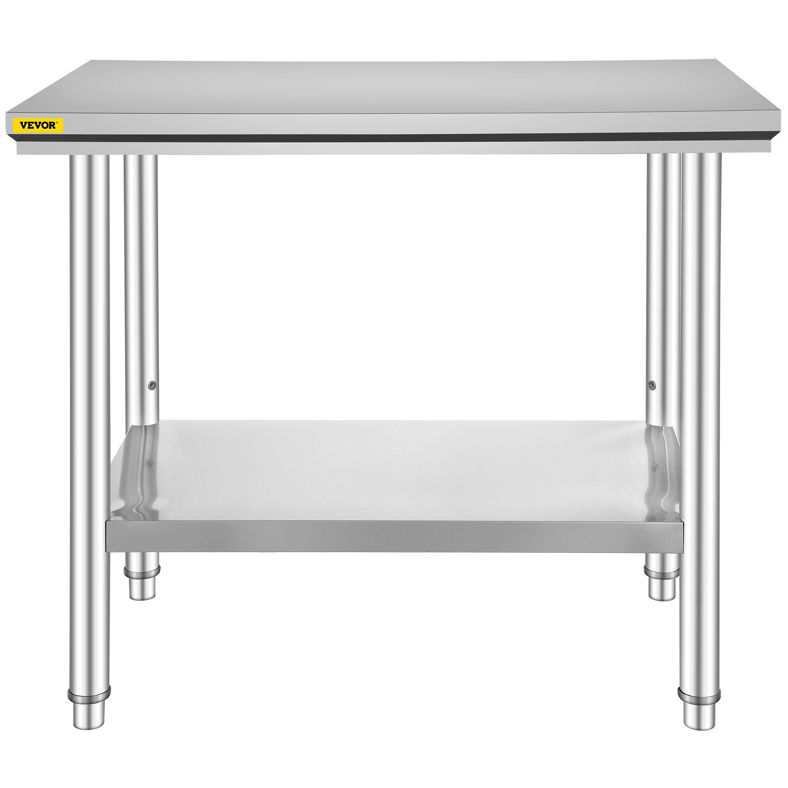 VEVOR Stainless Steel Work Table 24 x 36 x 32 Inch Commercial Kitchen ...