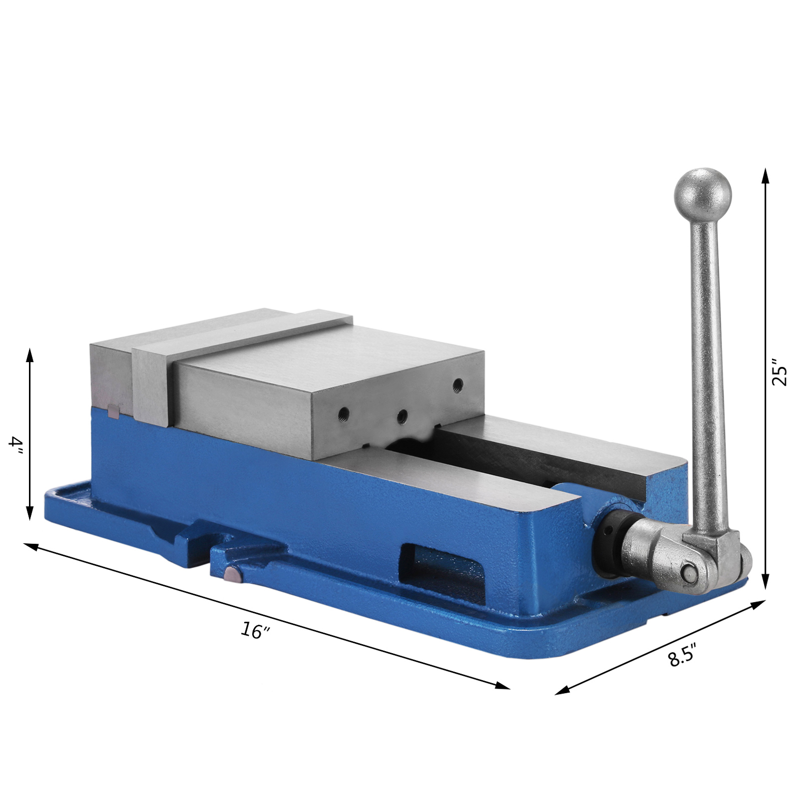 6" Vises General-purpose Drill Press Vise With Stationary Base Hand ...
