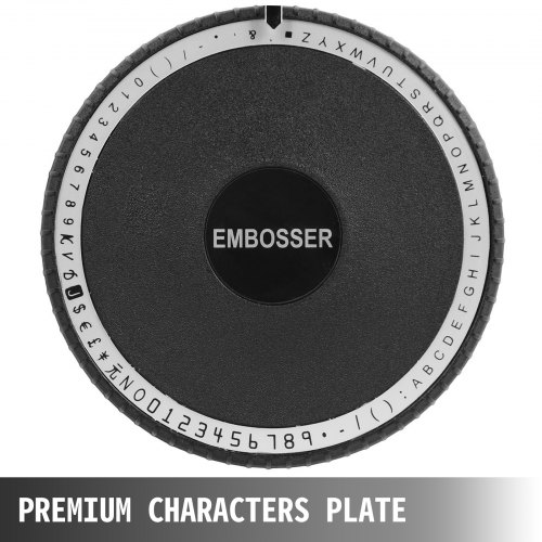 72 Character Embossing Embosser Pvc Card Vip Club Card Protable | VEVOR US