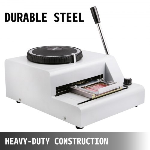72 Character Embossing Embosser Pvc Card Vip Club Card Protable | VEVOR US