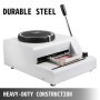 72 Character Embossing Embosser Pvc Card Vip Club Card Protable | VEVOR US