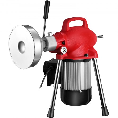 Drain Cleaning Machine 500 Watt Sectional Drain Cleaner 75' x 5/8 ...