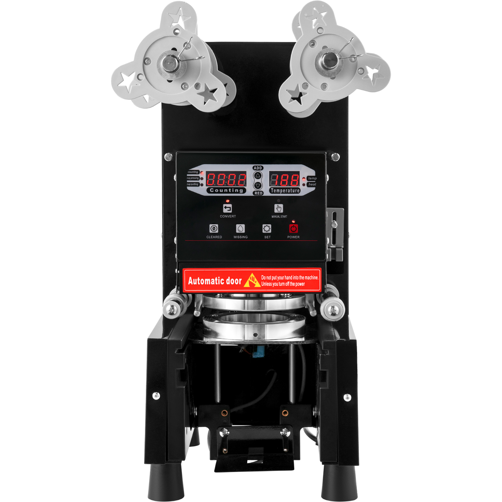 Electric Fully-automatic Bubble Tea Cup Sealing Machine 420w 500-650 ...