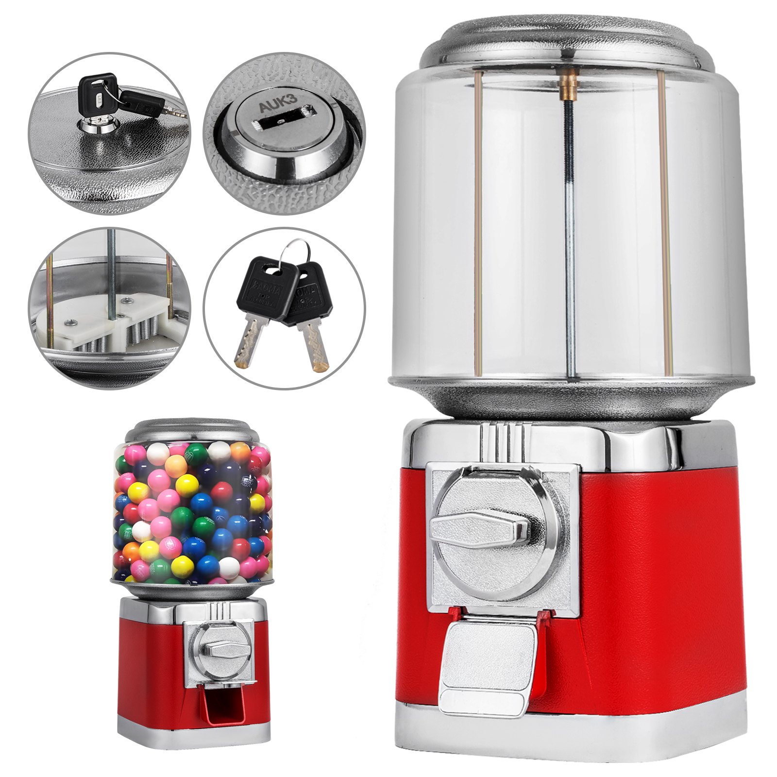 Wholesale Vending Products All Metal Bulk Vending Gumball Machine ...