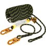 VEVOR Vertical Lifeline Assembly, 25 ft Fall Protection Rope, Polyester ...