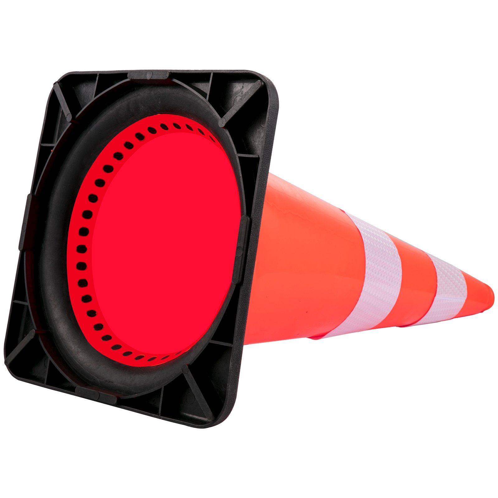 VEVOR Safety Cones, 8 x 30" Traffic Cones, PVC Orange Construction ...