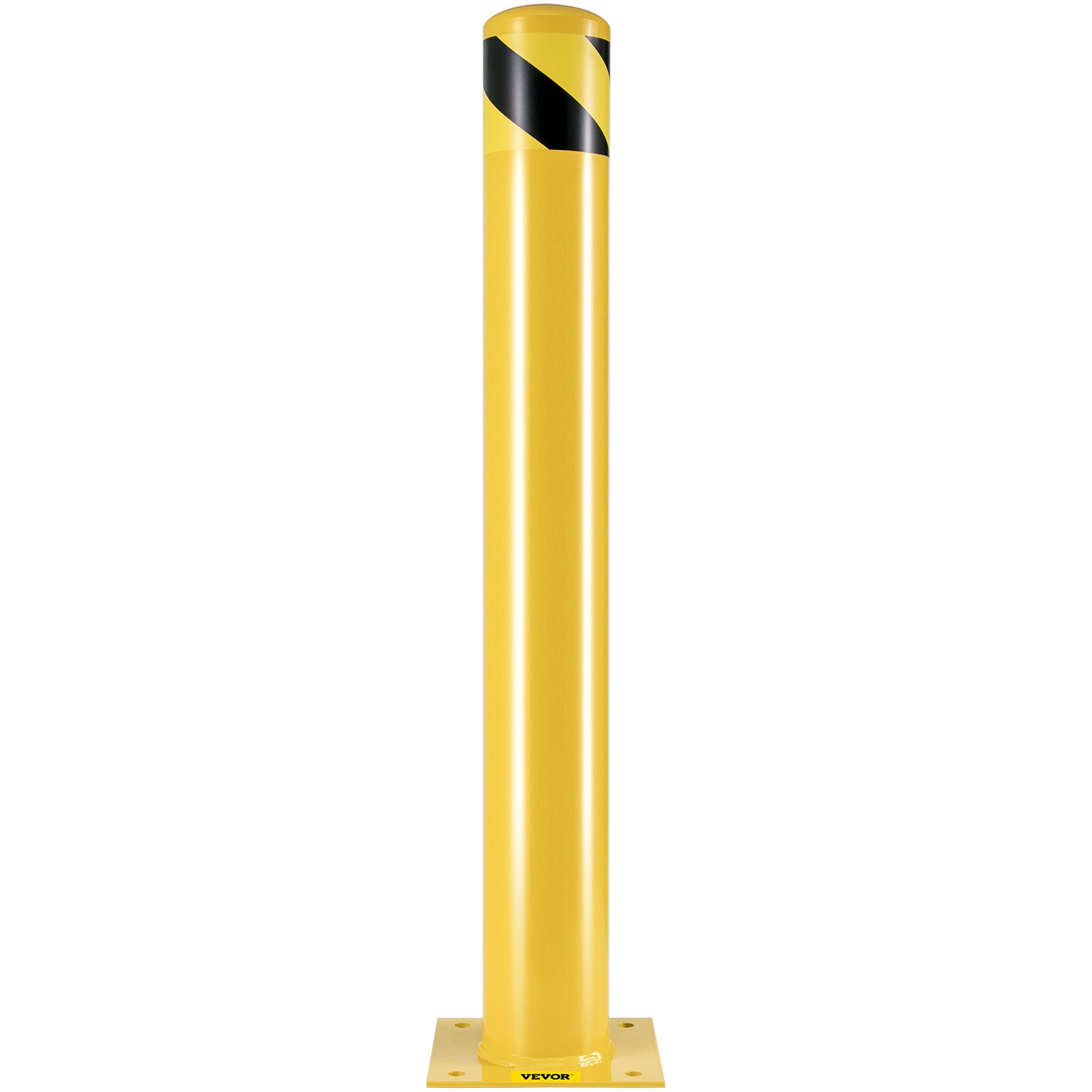 VEVOR Safety Bollard, 36 Inch Height Bollard Post, 4.5 Inch Diameter ...