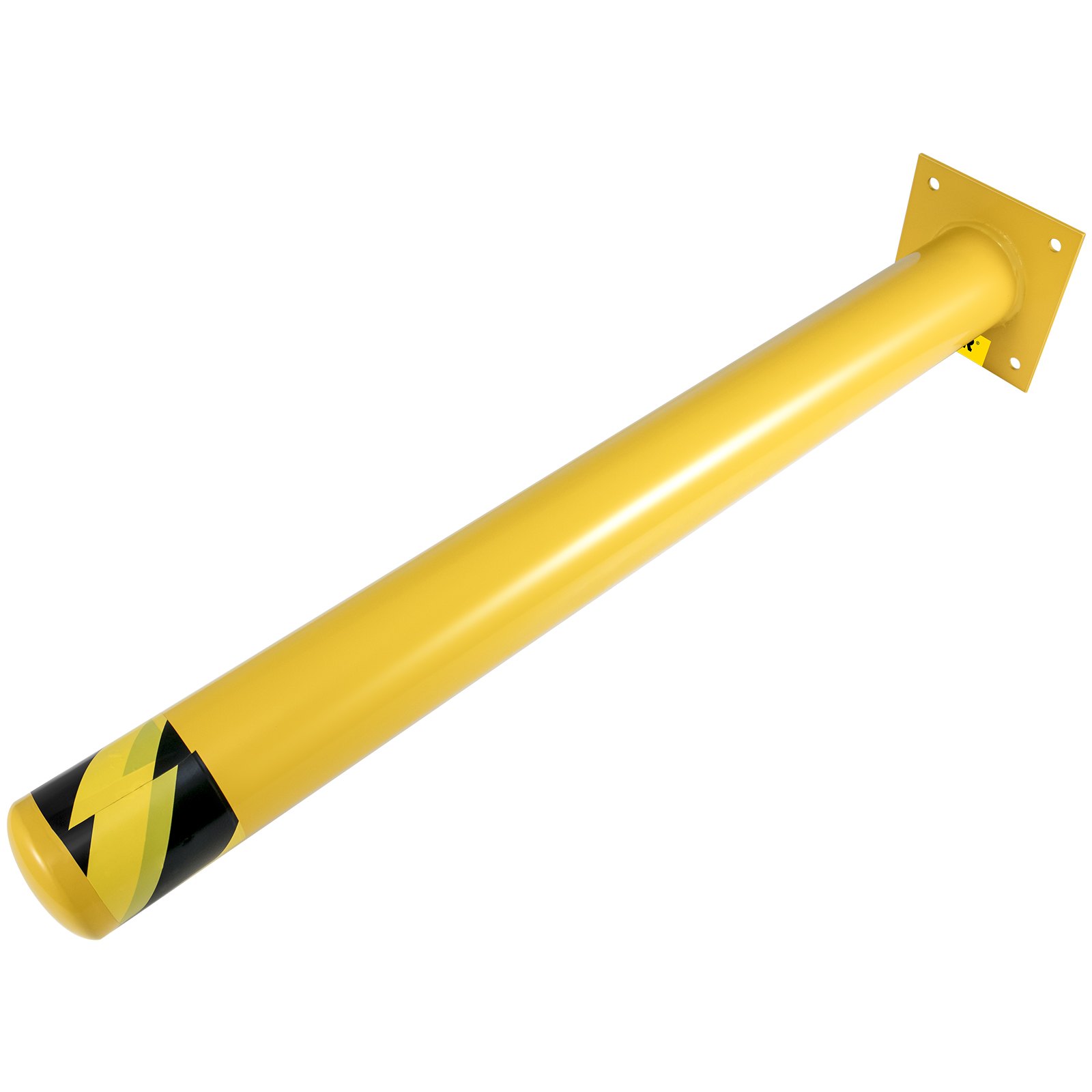 VEVOR Safety Bollard, 42 Inch Height Bollard Post, 4.5 Inch Diameter ...