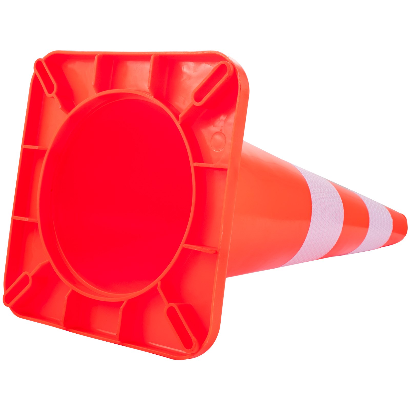 VEVOR Safety Cones, 28 in/73 cm Height, 12 PCS PVC Orange Traffic Cone ...