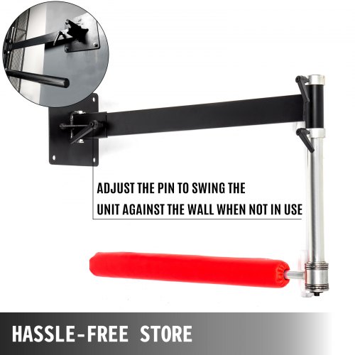 VEVOR Boxing Spinning Bar Wall Mount,Red Punching Spinning Bar for ...
