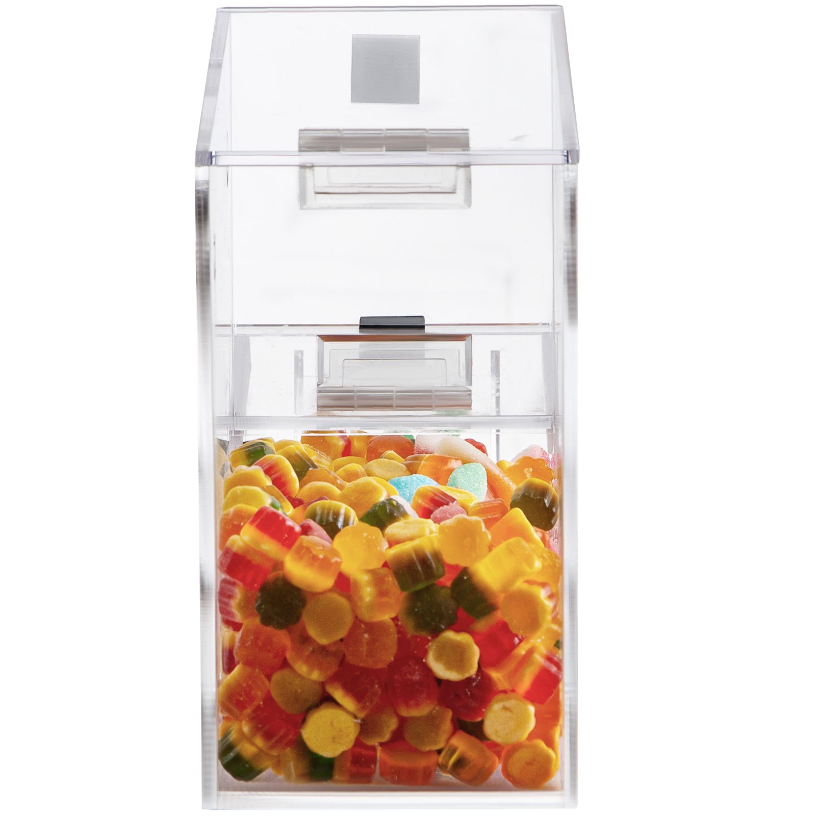 VEVOR Stackable Candy Topping Dispenser, 11" x 4" x 7" Acrylic Candy ...