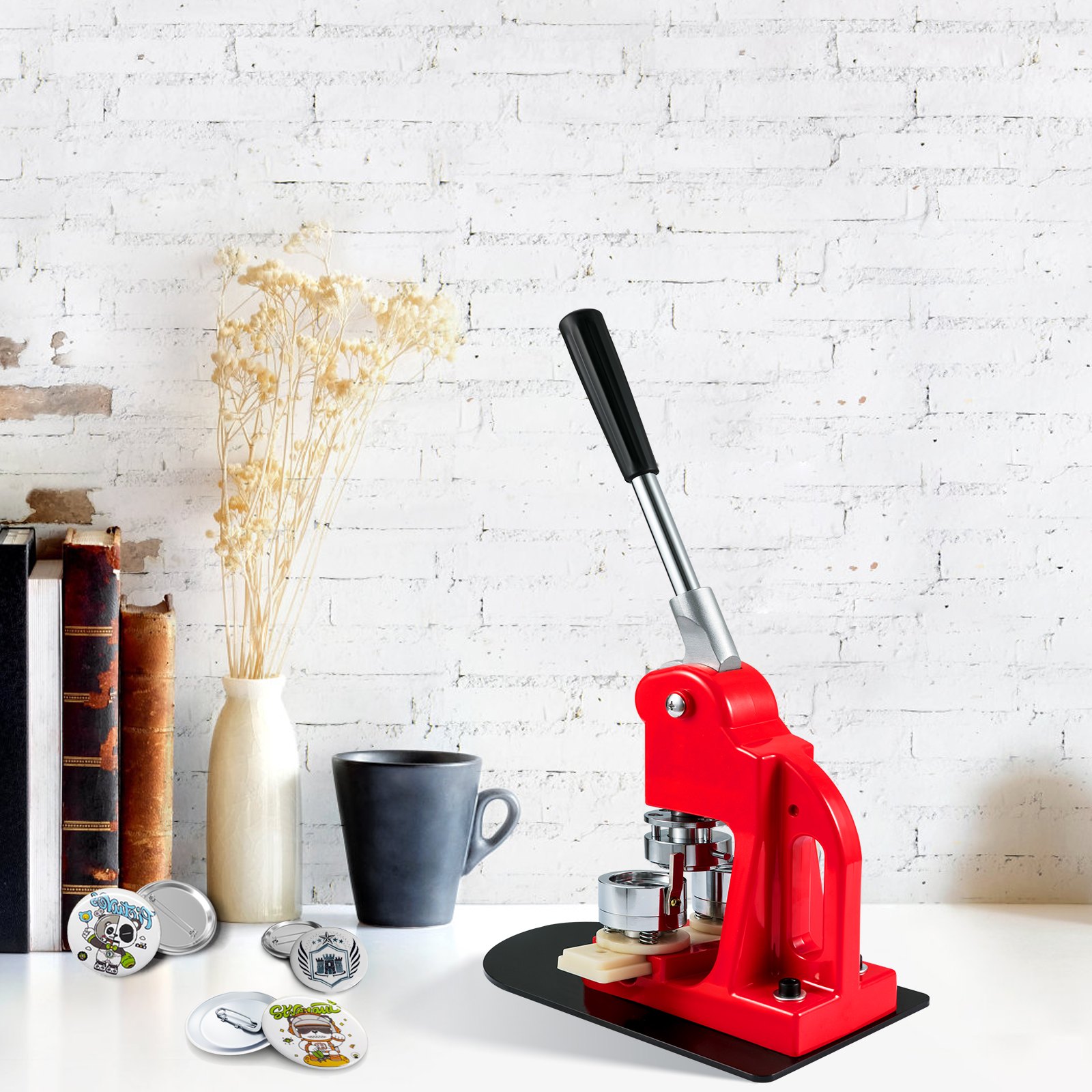 VEVOR VEVOR Button Maker Machine, 32 mm (1.25 inch) Badge Punch Press ... VEVOR VEVOR Button Maker Machine, 32 mm (1.25 inch) Badge Punch Press ...