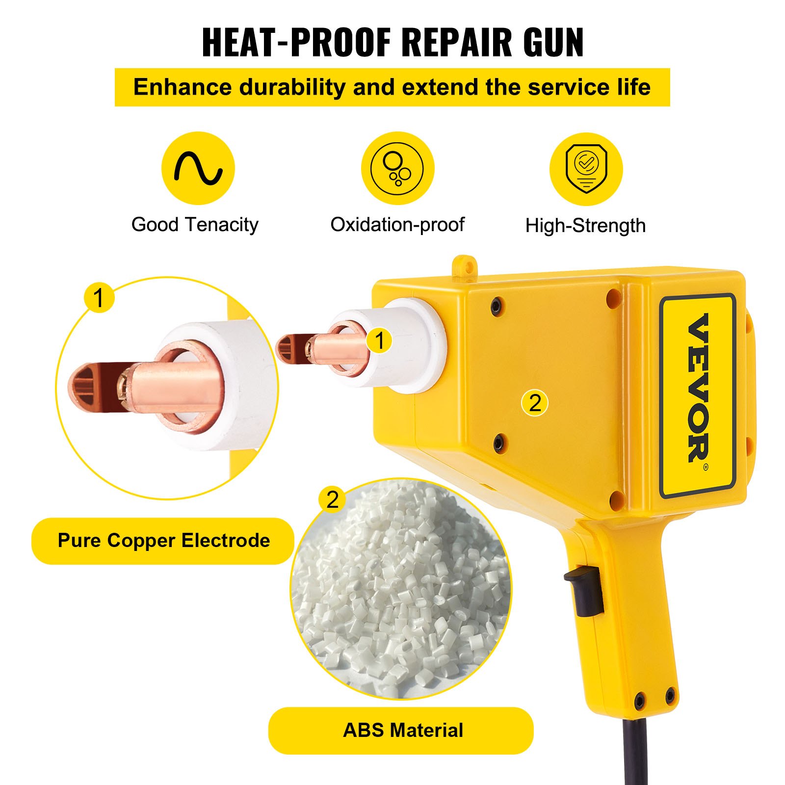 Auto Stud Welder Starter Kit Hammer Tool Electric Trigger Dent Repair ...