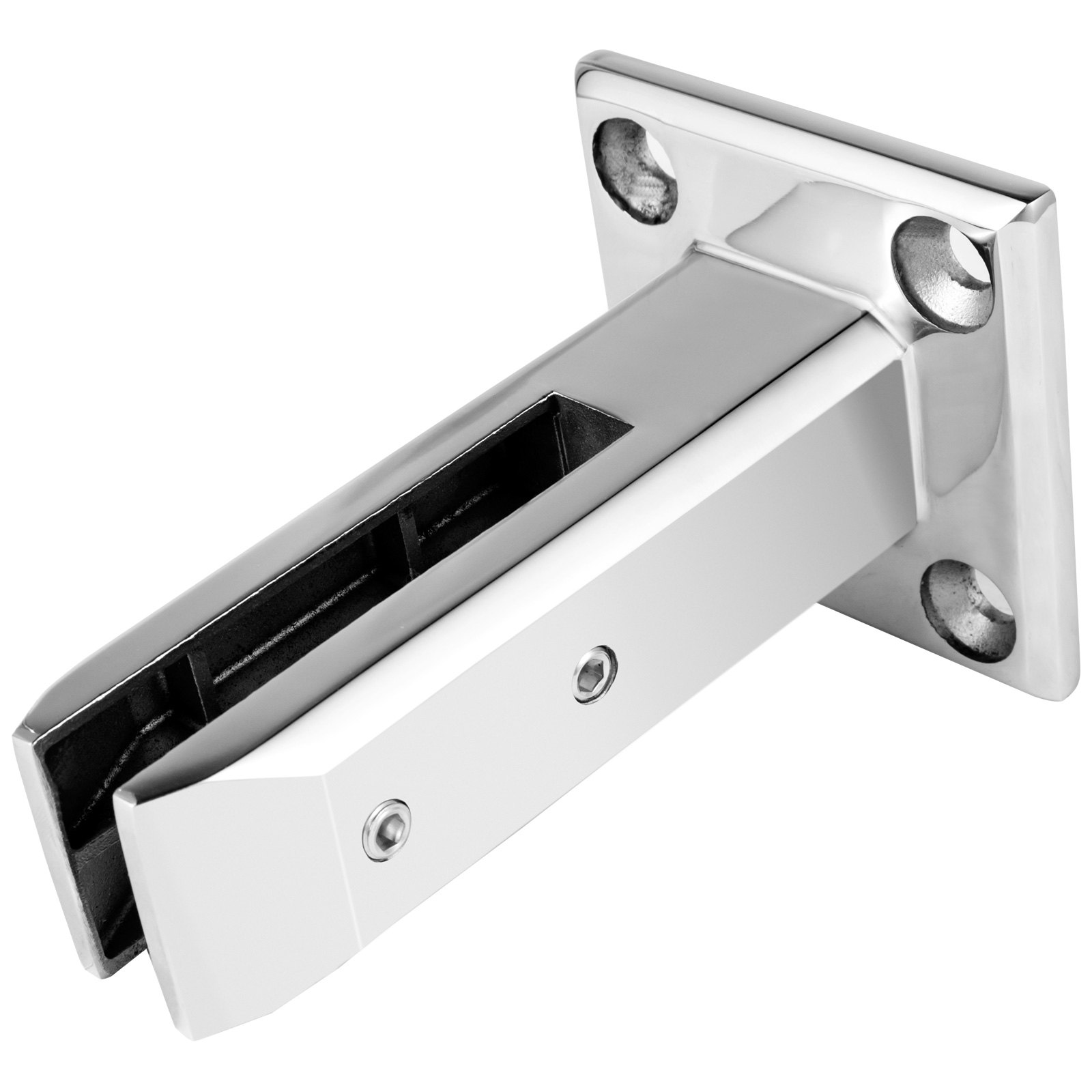 VEVOR Glass Railing Clamp 10PCS, Glass Railing 3.8x3.8x6.3 inch, Glass ...