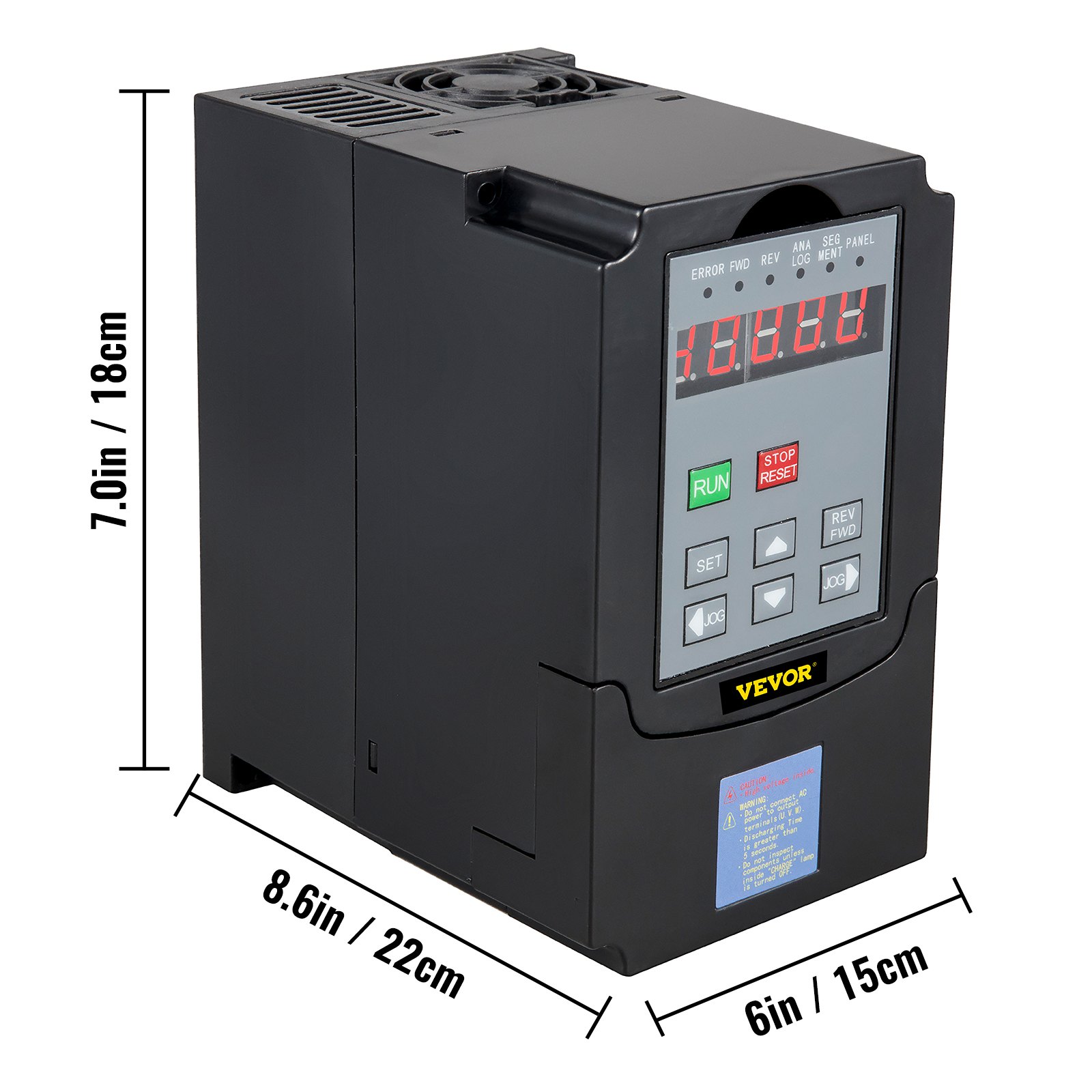 VEVOR Control CNC VFD 220V 5.5 KW 7HP Variable Frequency Drive 36A CNC ...