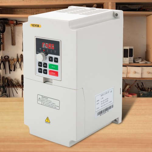 VEVOR VFD 7.5KW 220V 10HP, 1 or 3 Phase Input, 3 Phase Output Variable ...