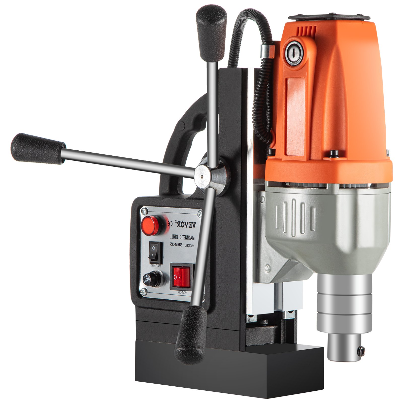 BRM-35 Magnetic Drill Press 12-35mm Boring Tapping 2250 LBS Magnet ...