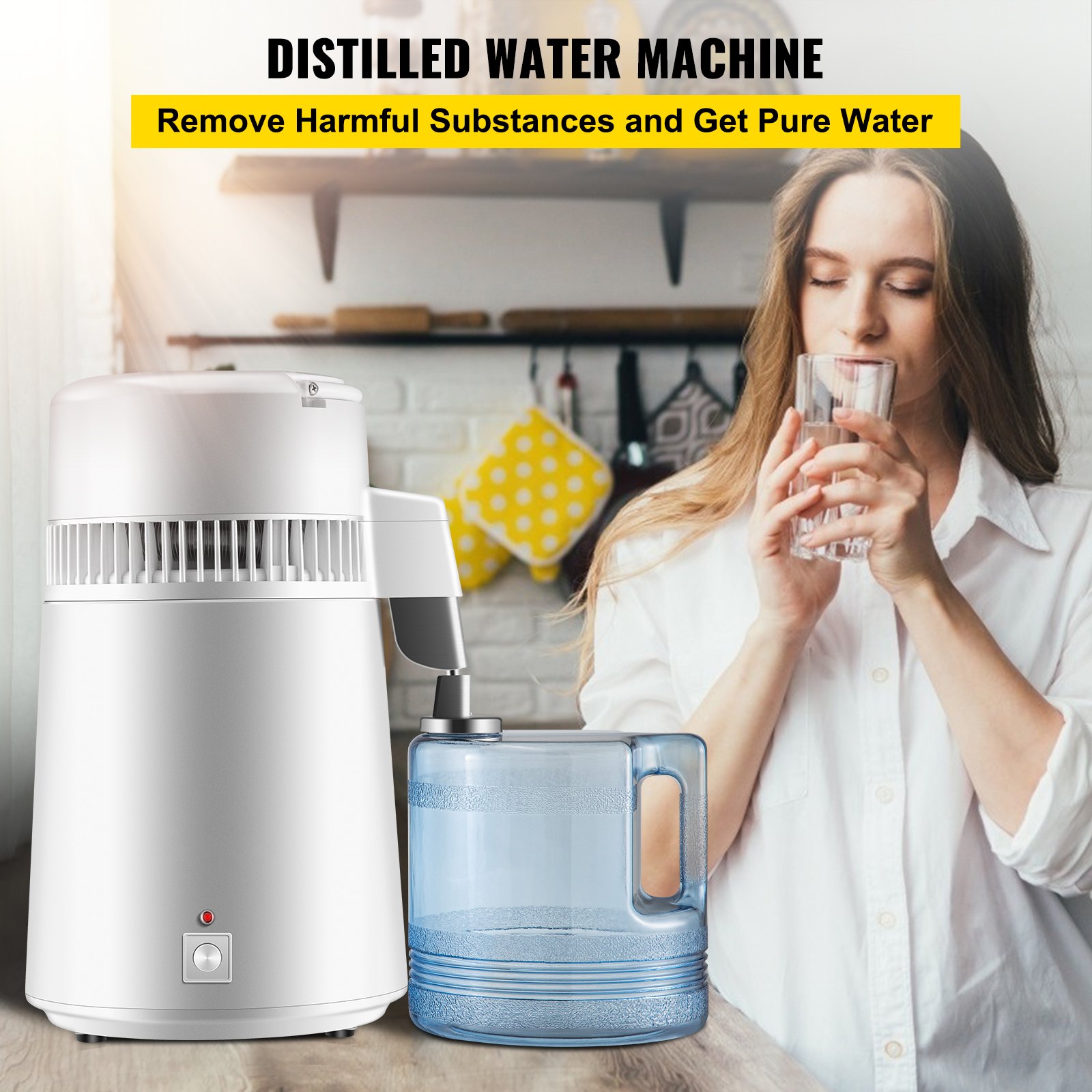 Newest 4L Dental Medical Pure Water Distiller All Stainless Steel ...