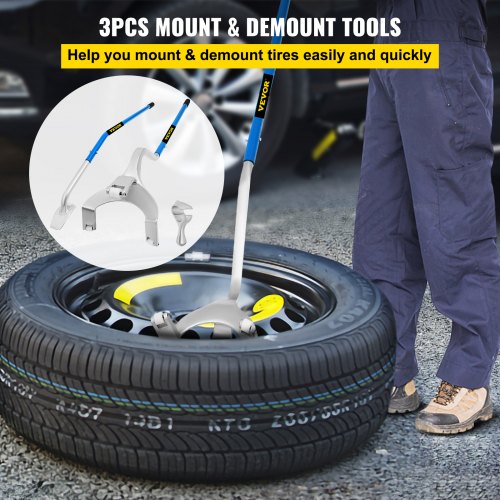 17.5" to 24" Tire Changer Mount Demount Tool Tools Tubeless Truck Bead ...