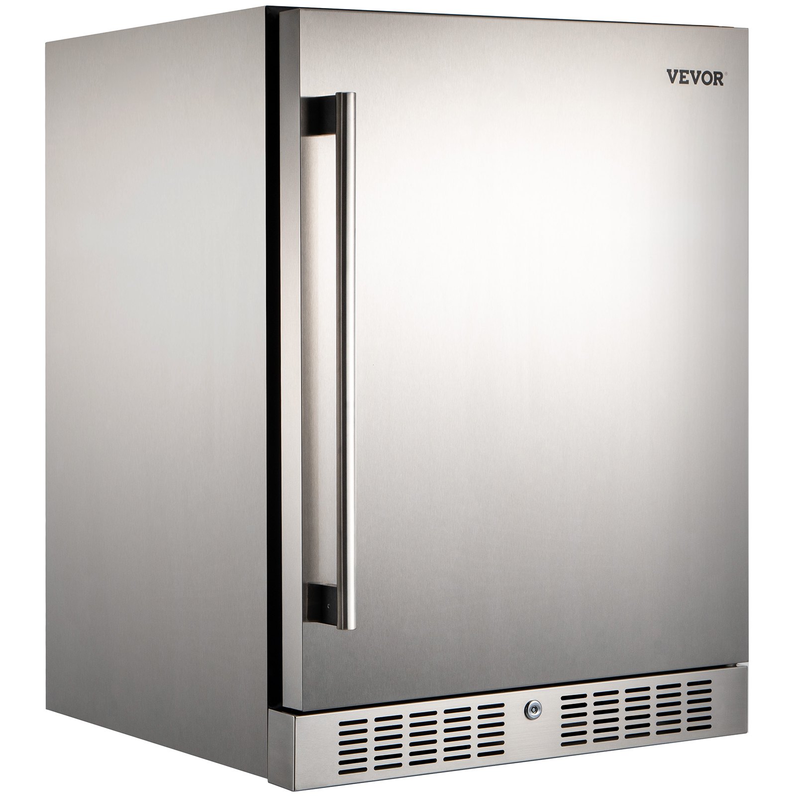 VEVOR 150L Outdoor Refrigerator, 24" Built-in Undercounter Refrigerator ...