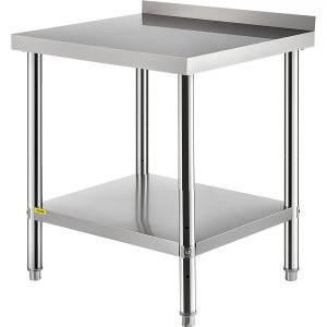VEVOR Stainless Steel Work Prep Table Commercial Food Prep Table ...