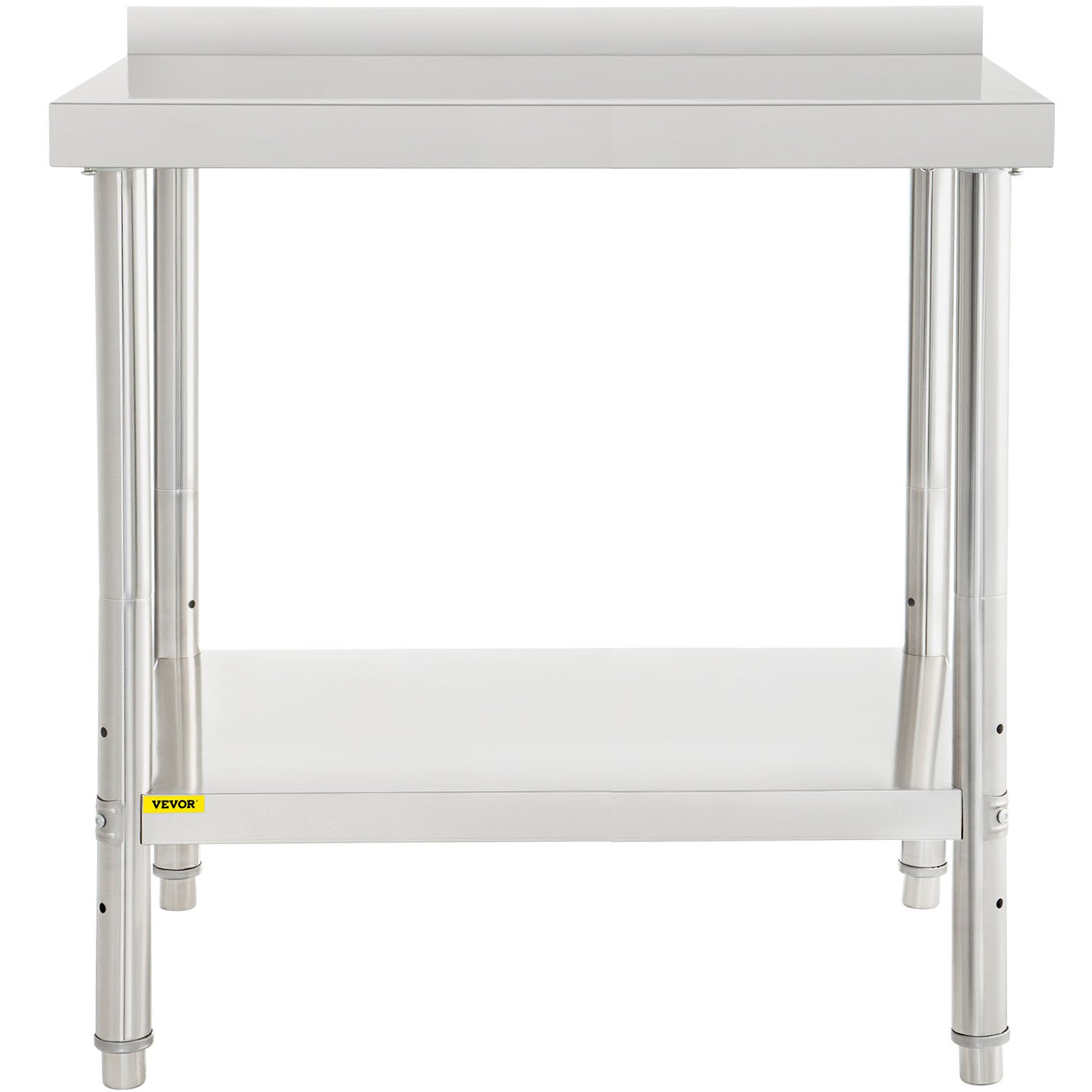 VEVOR Stainless Steel Prep Table, 36 x 24 x 35 Inch, 440lbs Load ...