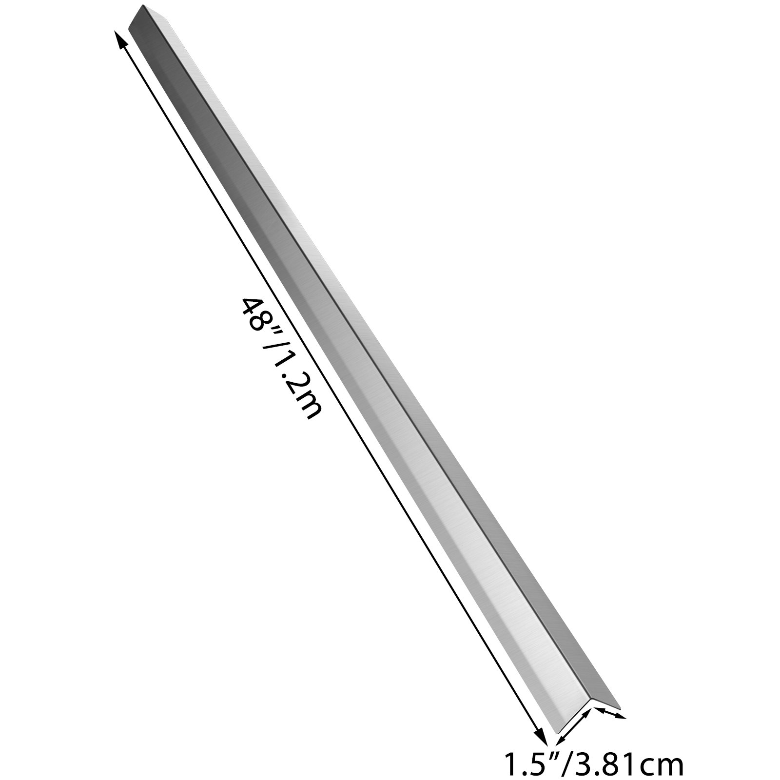 VEVOR Stainless Steel Corner Guards 1.5 x 1.5 x 48 inch Metal Wall ...