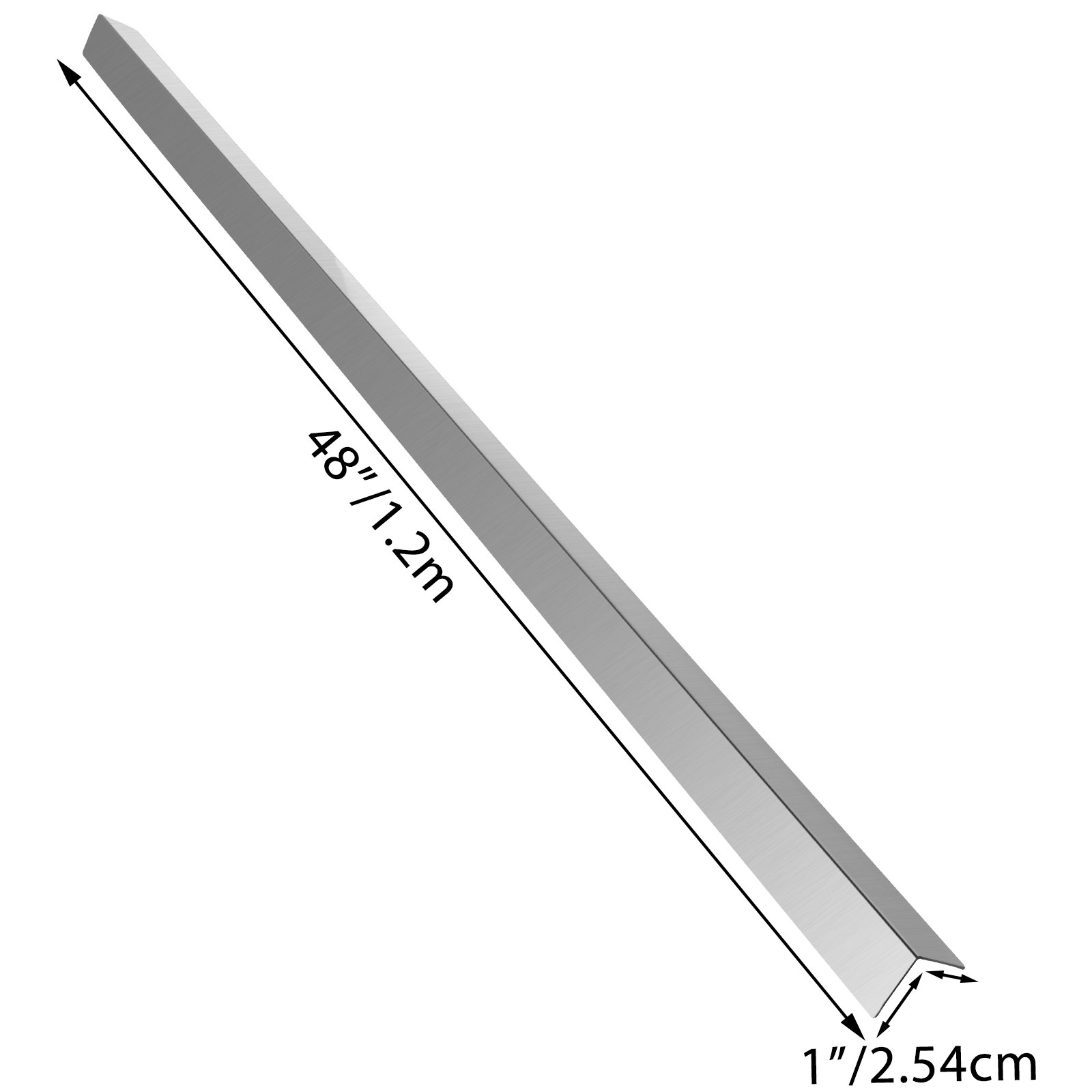 VEVOR Stainless Steel Corner Guards 1 x 1 x 48 inch Metal Wall Corner ...