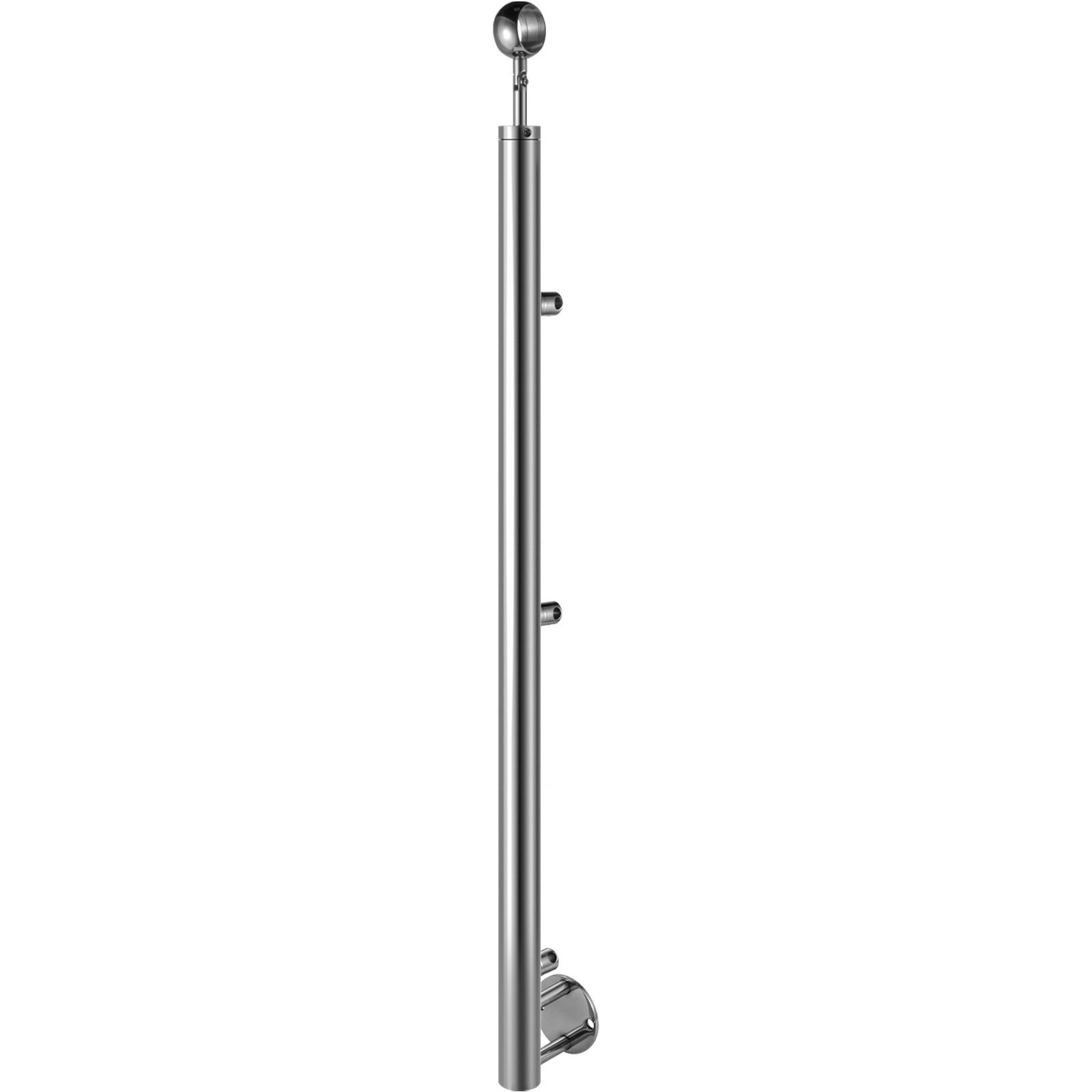 VEVOR Adjustable Angle Stair Rail, 90CM Rail Stair Banister Handrail ...