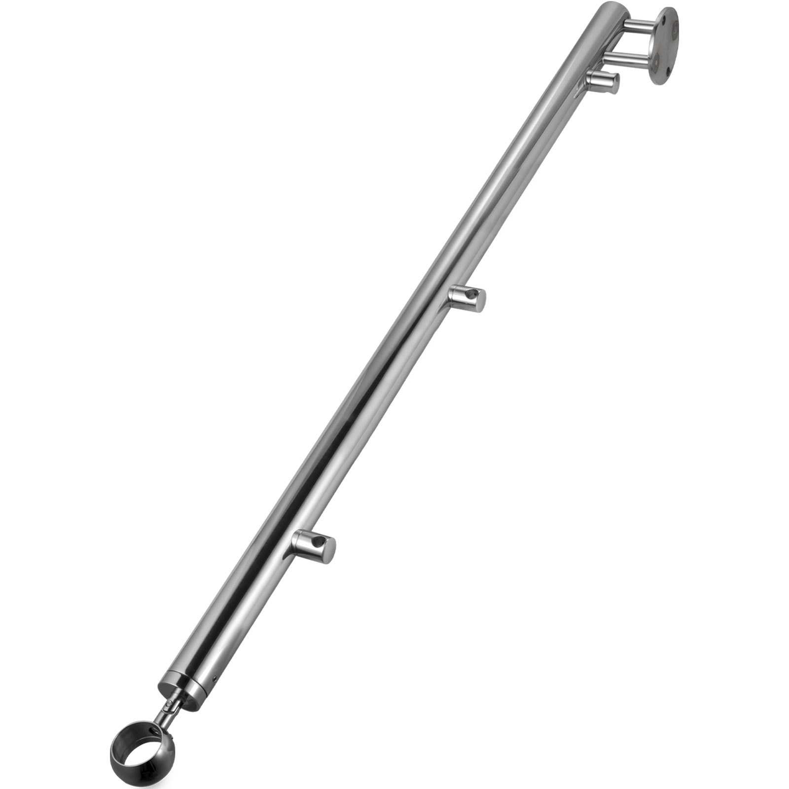 VEVOR Adjustable Angle Stair Rail, 90CM Rail Stair Banister Handrail ...