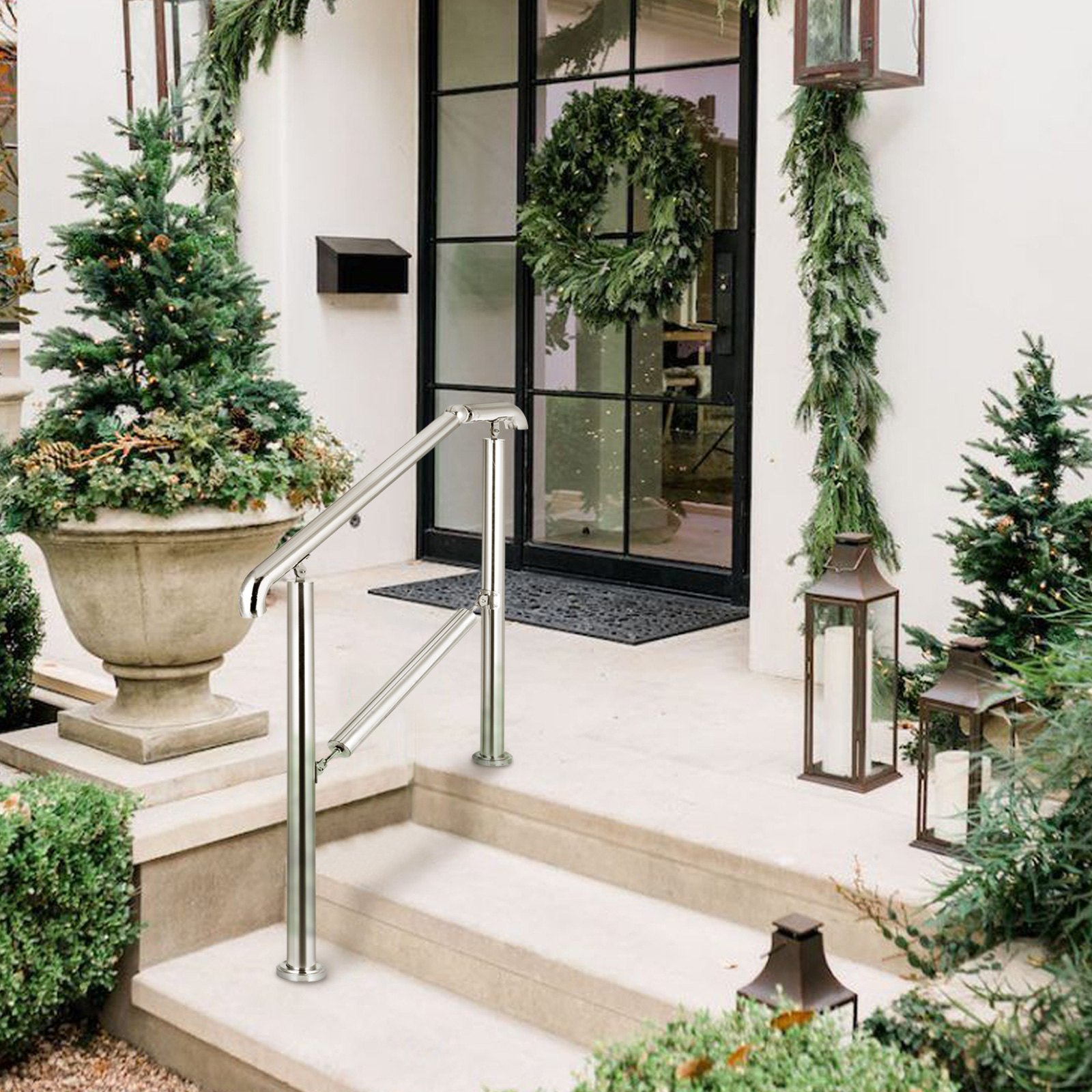 VEVOR Stainless Steel Transitional Handrail fit for Level Surface and 2 ...