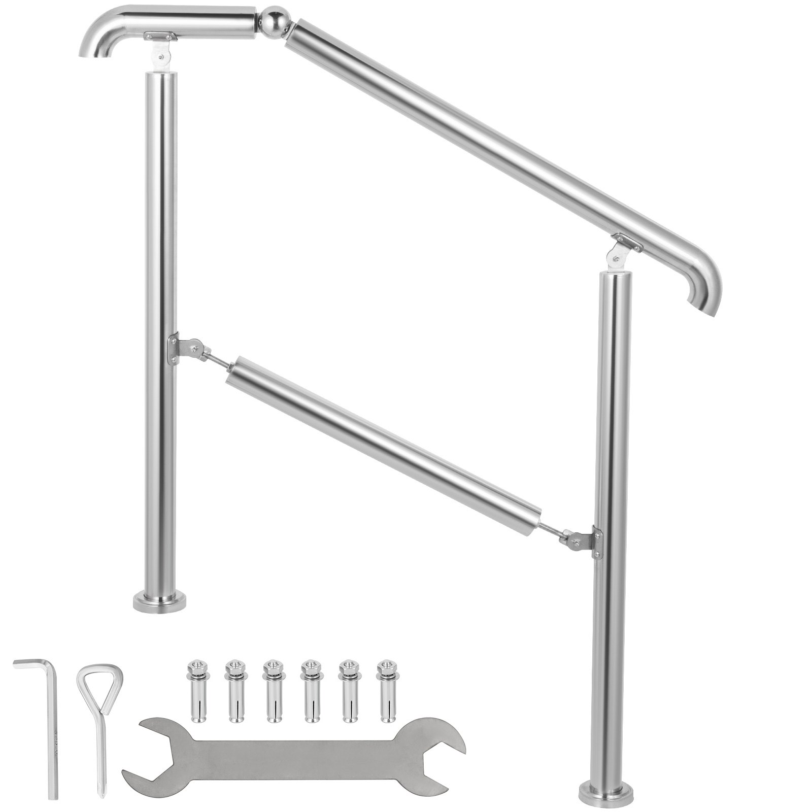 VEVOR Stainless Steel Transitional Handrail fit for Level Surface and 2 ...