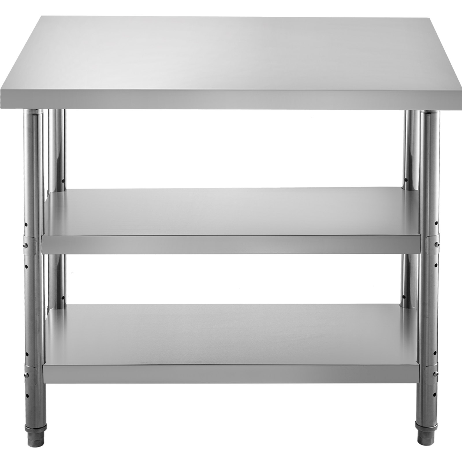 VEVOR Commercial Stainless Steel Table BBQ Prep Table 60x14x33 In ...