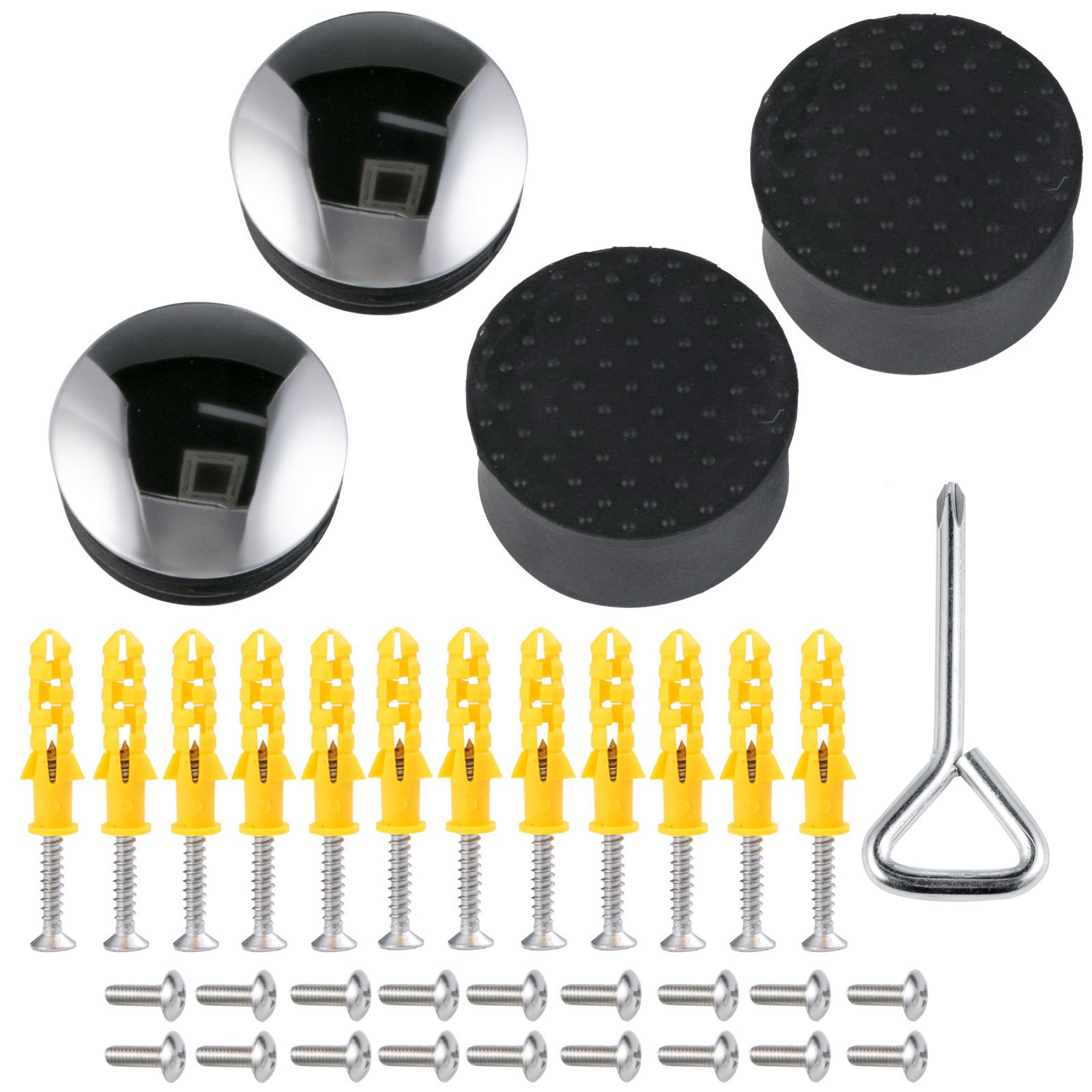 Bar Foot Rail Kit, Bar Mount Foot Rail Kit, 7ft, Bar Foot Rail With 2 ...