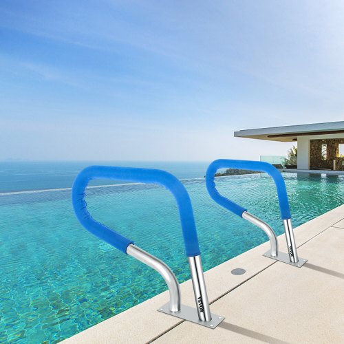 VEVOR VEVOR Pool Rail 32x23 Pool Railing 304 Stainless Steel 250LBS ...
