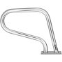 VEVOR Pool Rail 32x23 Pool Railing 304 Stainless Steel 250LBS Load ...