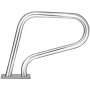 VEVOR Pool Rail 32x23 Pool Railing 304 Stainless Steel 250LBS Load ...