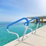 VEVOR Pool Rail 39x32 Pool Railing 304 Stainless Steel 250LBS Load ...