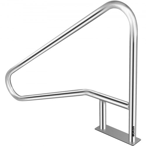 VEVOR Pool Rail 55x32 Pool Railing 304 Stainless Steel 250LBS Load ...