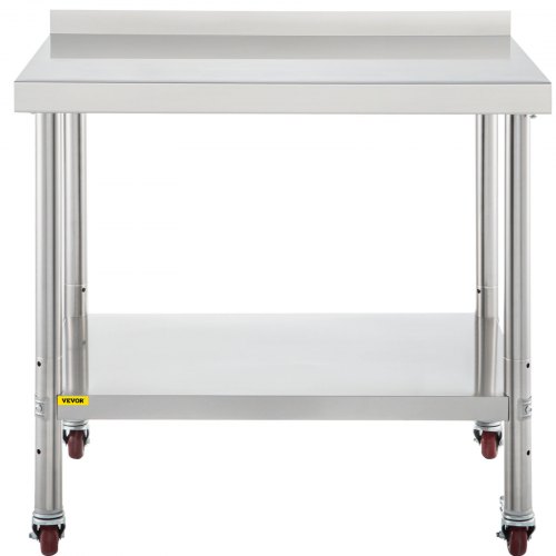 VEVOR VEVOR Stainless Steel Work Prep Table Kitchen Work Table 36x24in ... VEVOR VEVOR Stainless Steel Work Prep Table Kitchen Work Table 36x24in ...