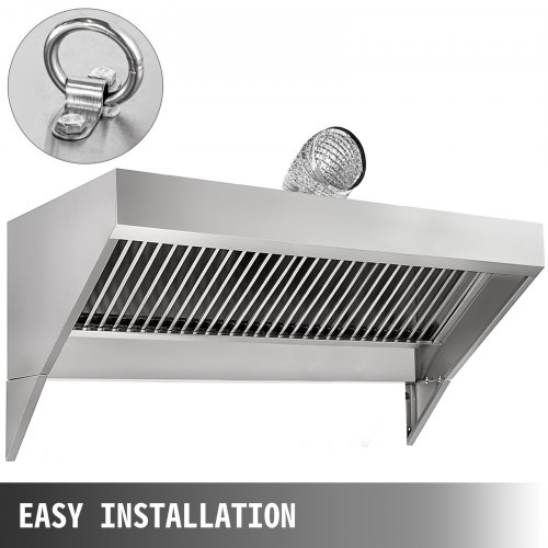 7'x30" Commercial Kitchen Food Truck Concession Trailer Hood 430 ...