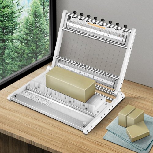 VEVOR Soap Cutter, Cuts 1-15 Bars, 0.8/1/1.2 inch Adjustable Width ...