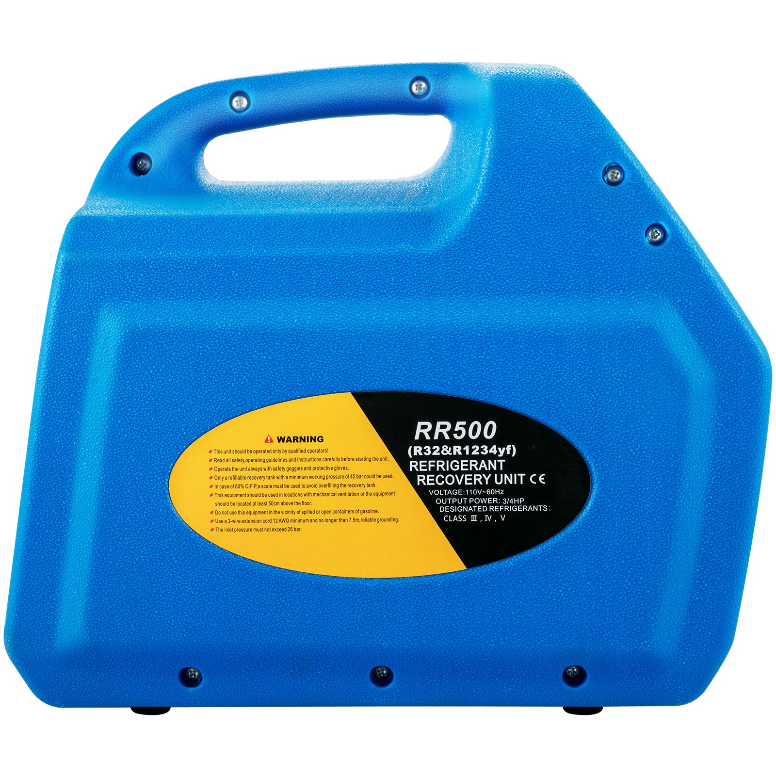 VEVOR Refrigerant Recovery Machine, 110V-120V AC 60Hz 3/4HP, Dual ...