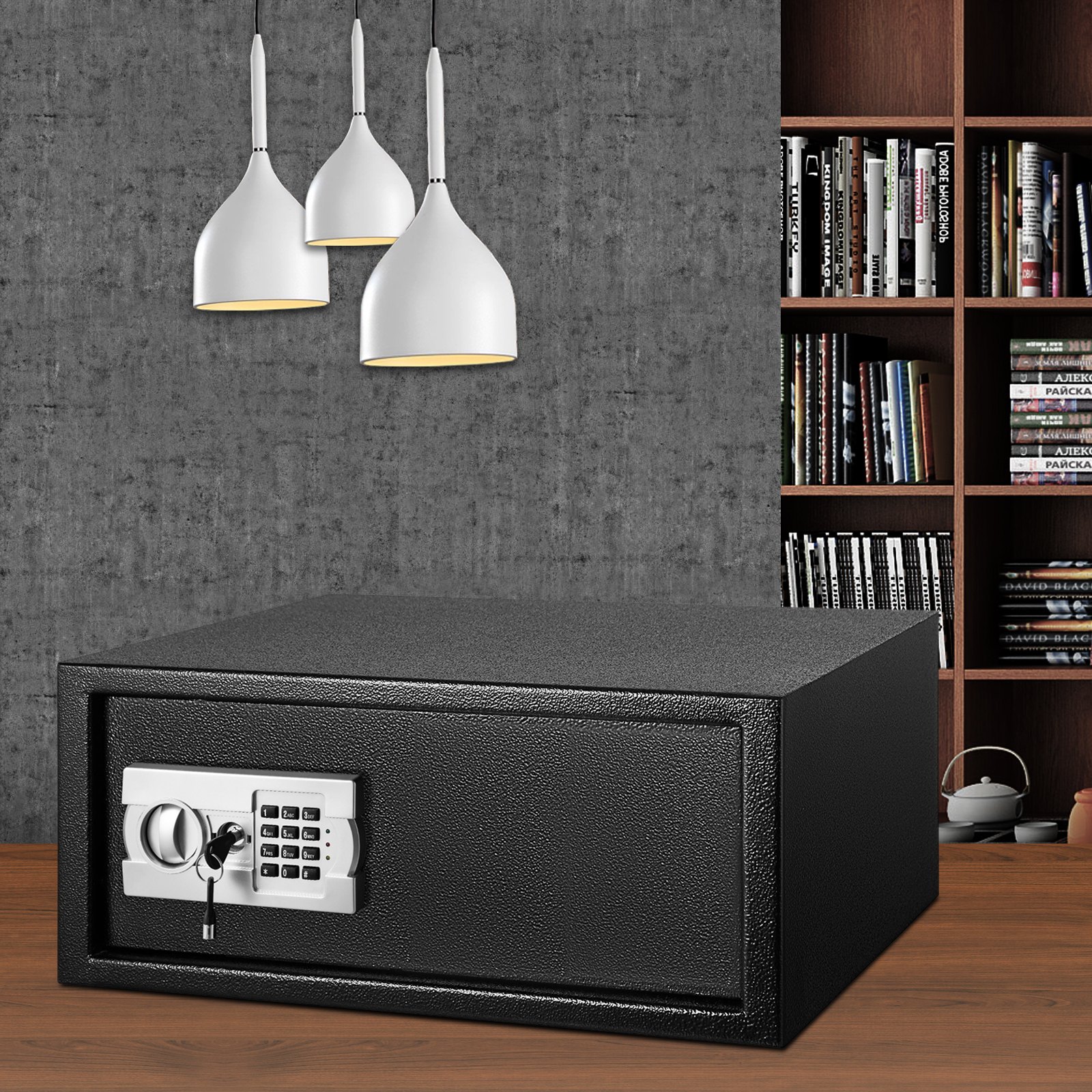 VEVOR Security Safe Box 0.8 Cubic Feet, Safe Deposit Box with Digital ...