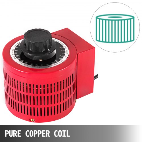 2KVA 20A Variac Variable Transformer 0-130V Output Variable AC Voltage ...
