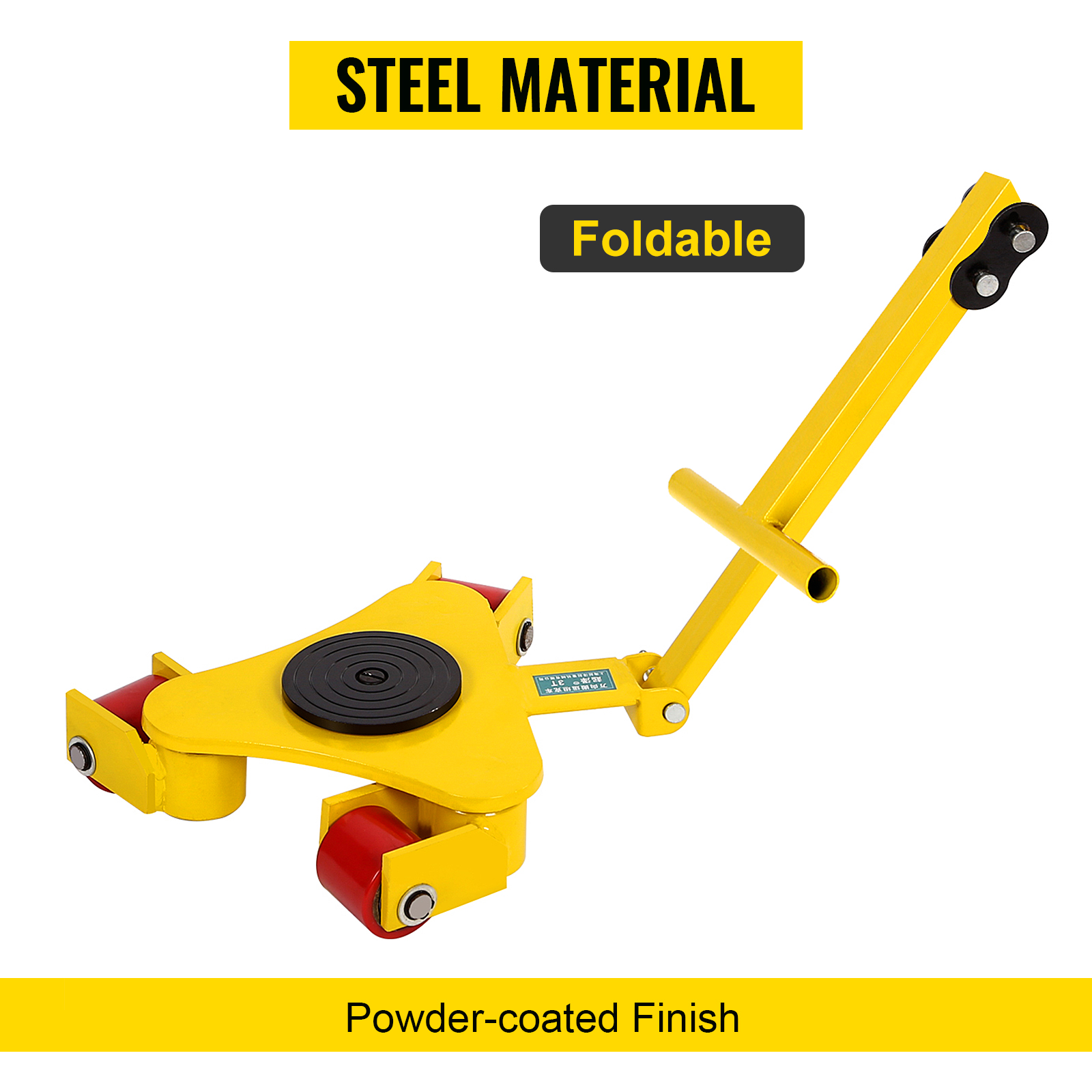 Machinery Skate Mover 360°rotation Smooth Heavy Duty Machinery Mover ...