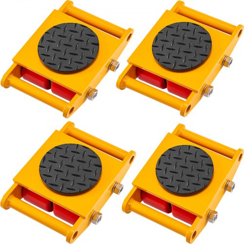 VEVOR 4pcs Machinery Mover, 6T Machinery Skate Dolly, 13200lbs ...