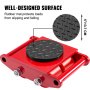 VEVOR 4pcs Machinery Mover, 6T Machinery Skate Dolly, 13200lbs ...