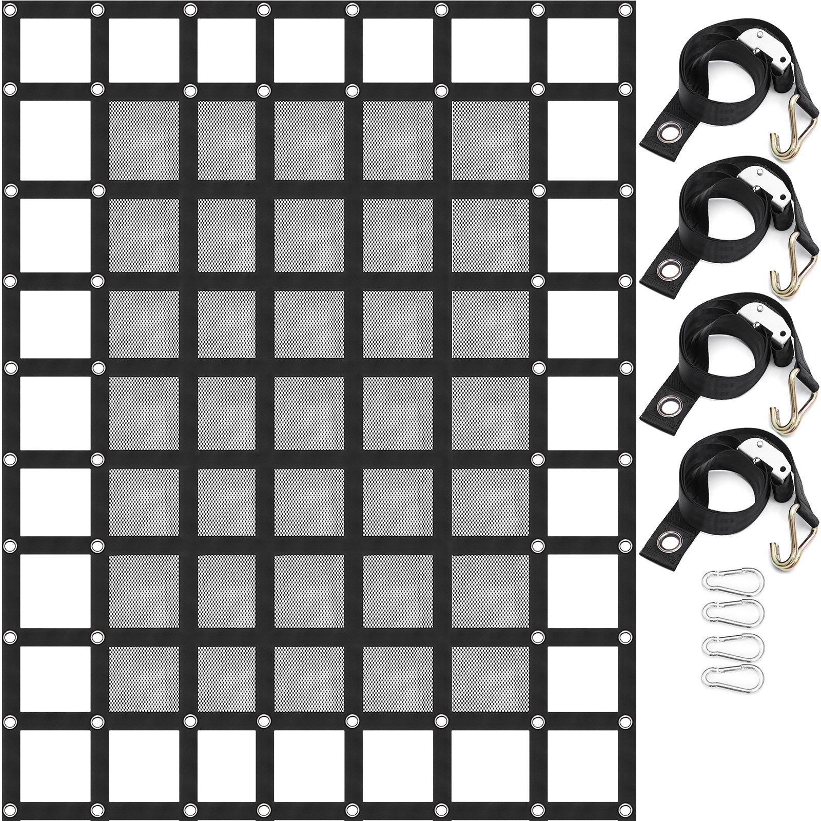 Safety Web Cargo Net with Mesh | VEVOR US
